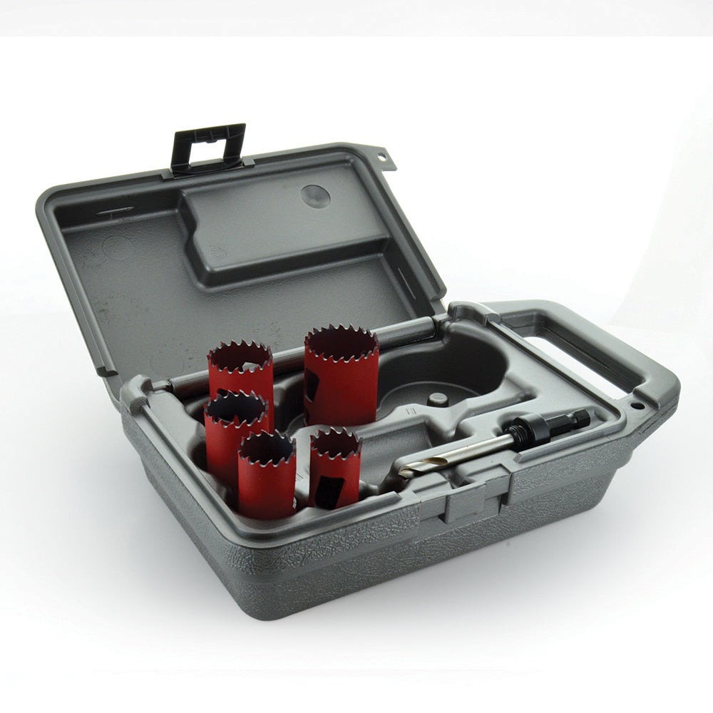 7 Piece MK Morse Hole Saw Kit – Winzer