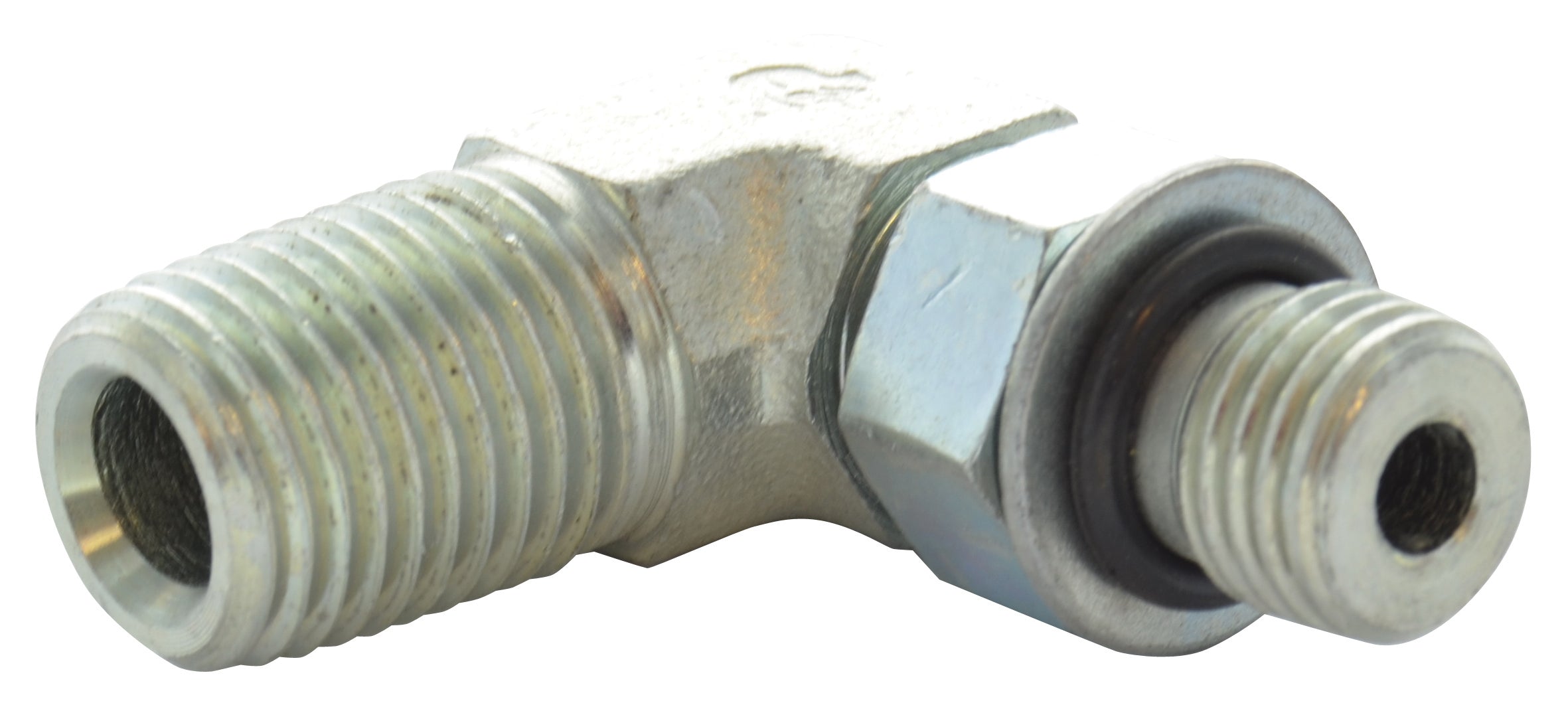 3/4 Inch Zinc Plated Carbon Steel Male O-Ring Boss To Male Pipe Straig ...