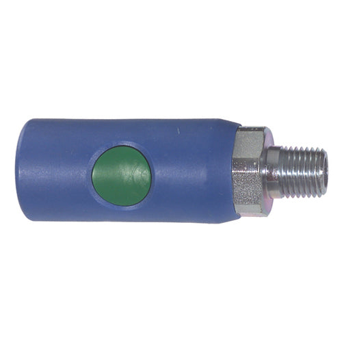 1/4 Inch Basic Size High Flow Profile Push Button Air Coupler 1/4 Inch ...