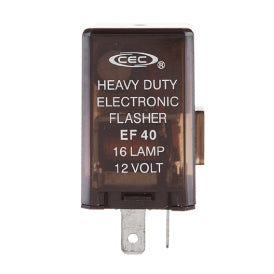 12 Volt 2 Pin Heavy-Duty Alternating Electronic Signal Flasher 35 Amp ...