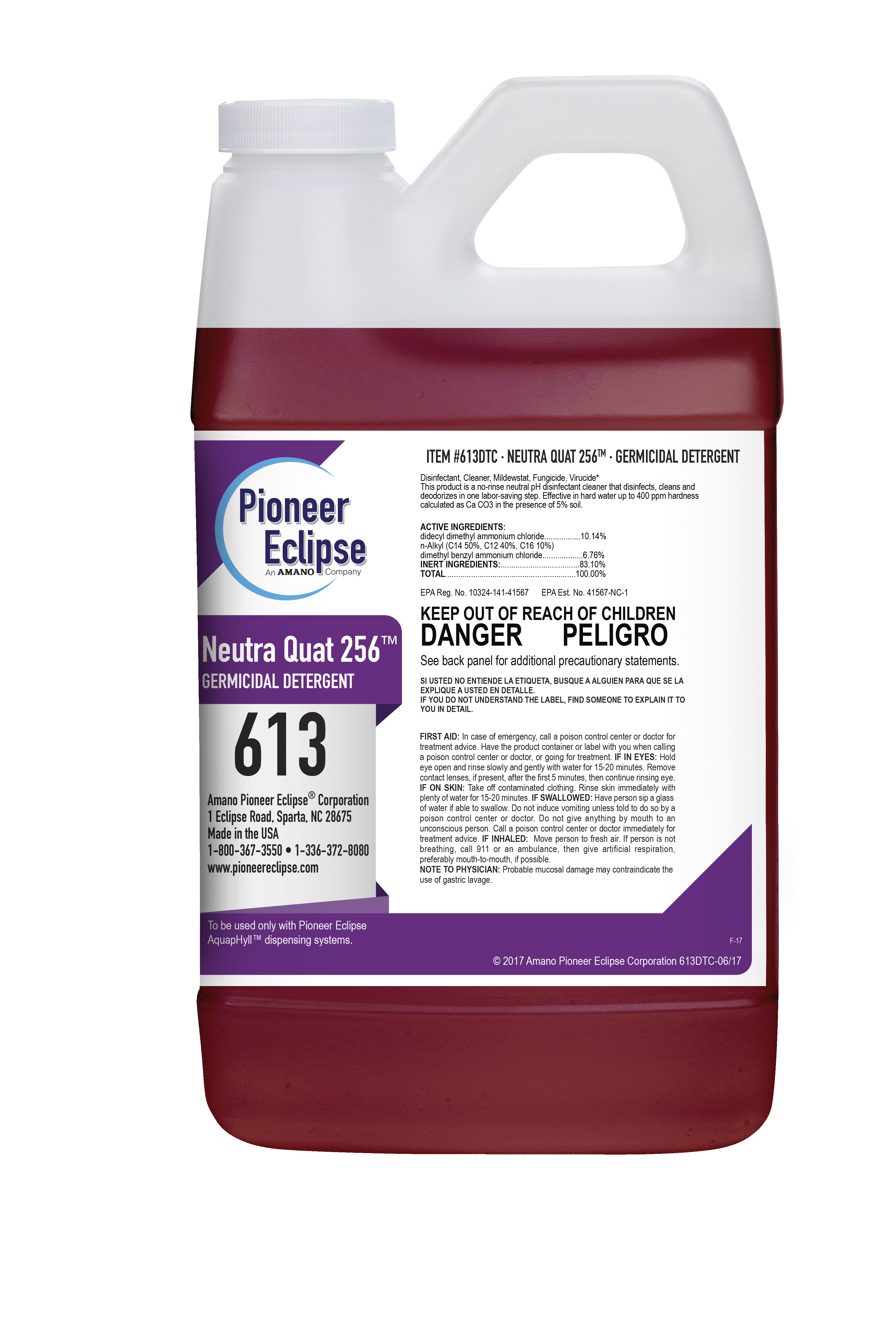 Neutra Quat 256 Germicidal Detergent - 2 Liters – Winzer